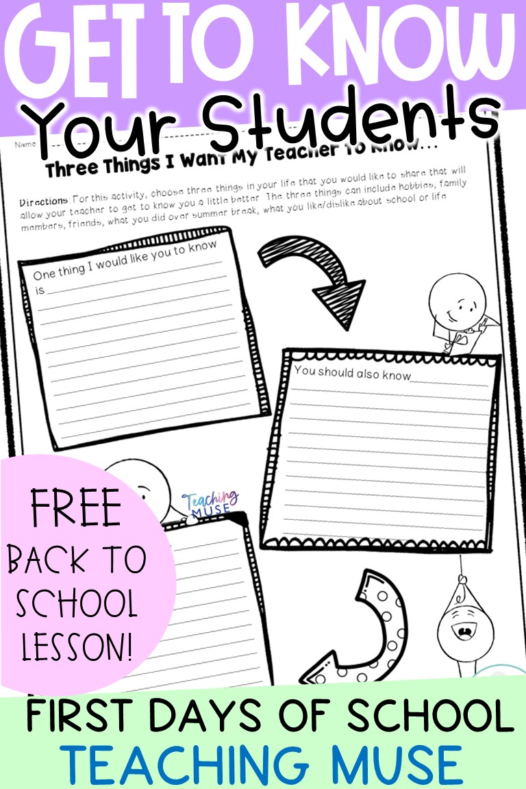 Getting to Know You Activities for Science Class