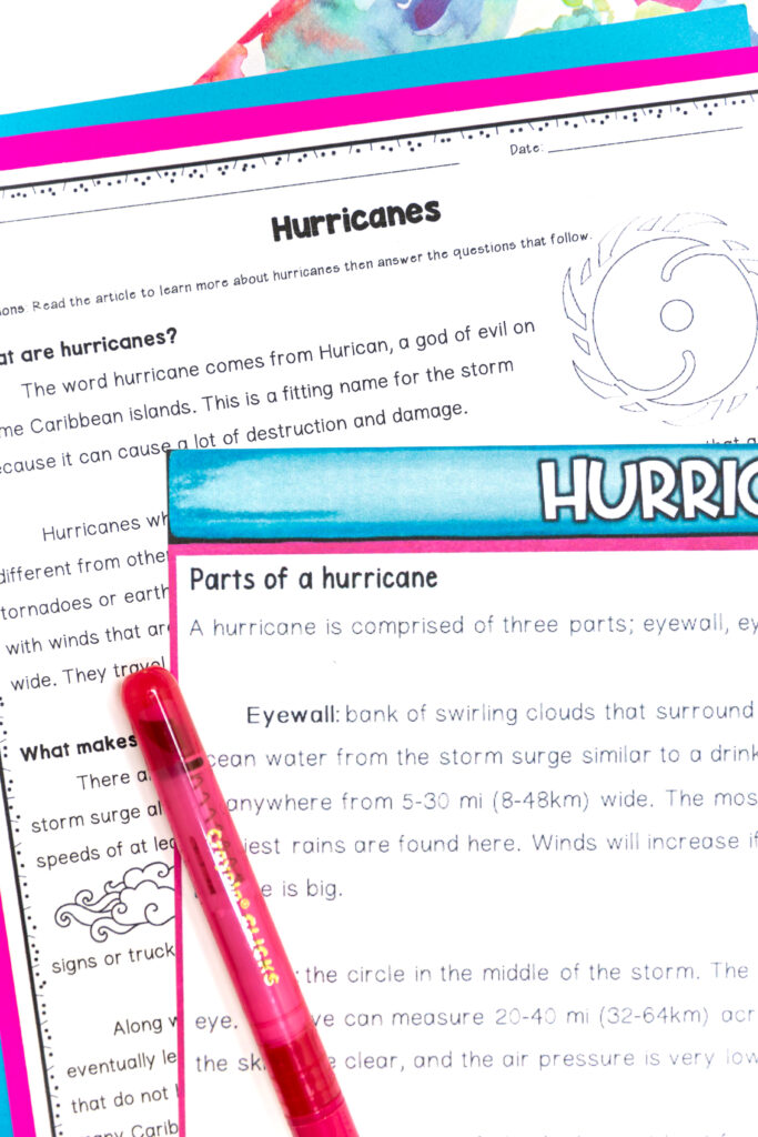 Teaching Natural Disasters Unit | Engaging Science Lessons
