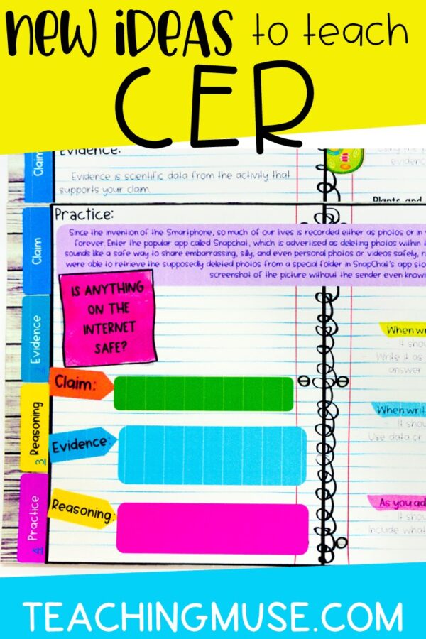 CER Ideas for Science Class | Claim Evidence Reasoning Tips