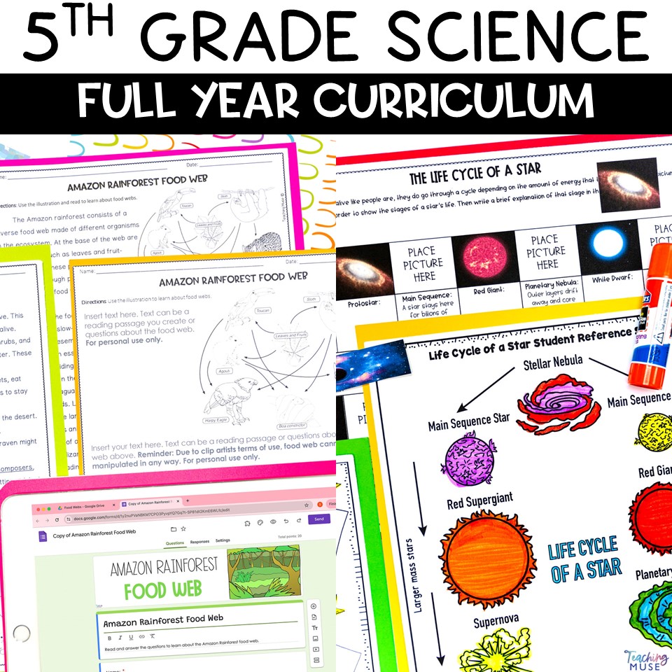 How to Plan 5th grade science without feeling overwhelmed