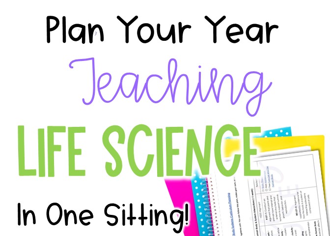 Middle School Life Science Curriculum Map (Free Download)